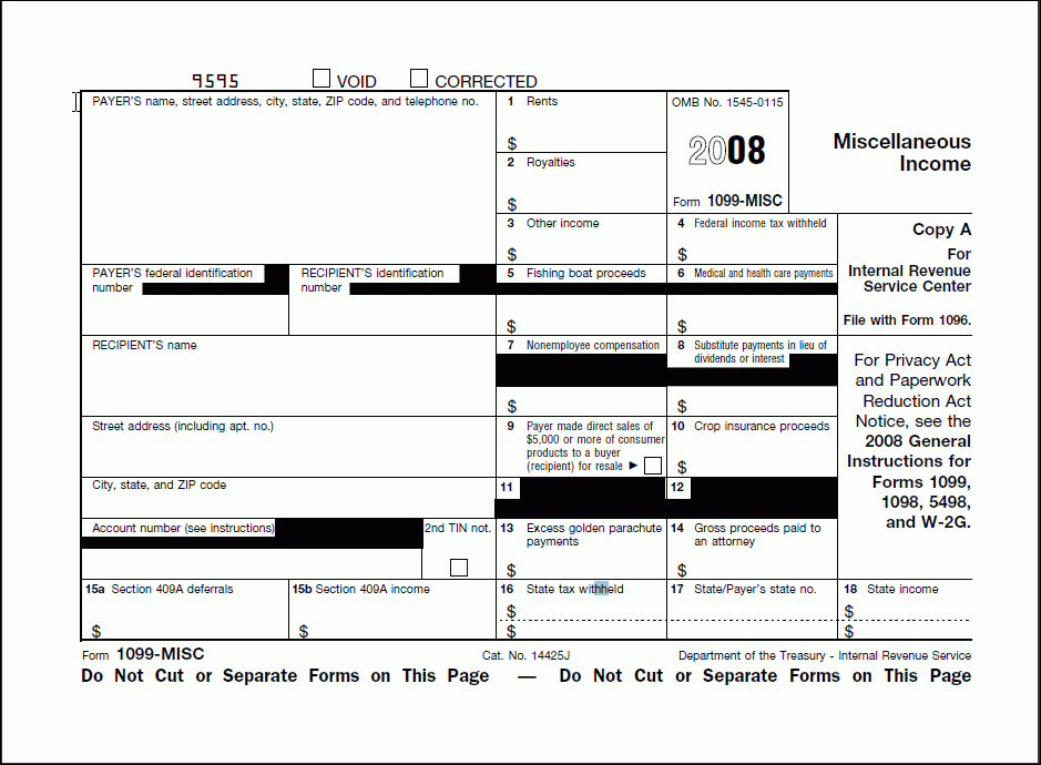 Xml Print 1099 Forms Sample