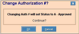 Patient Entry - Referral Authorization Change Authorization Number